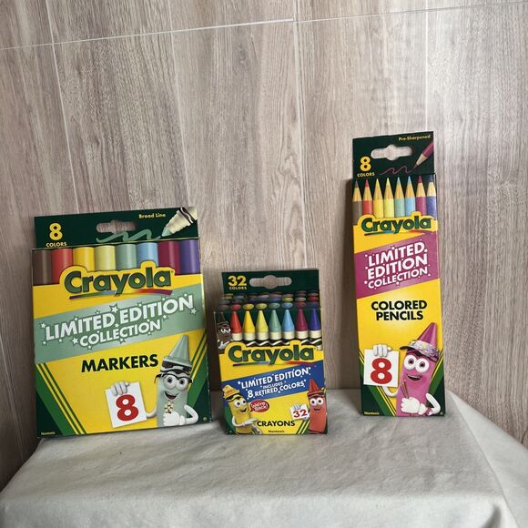 Crayola | Art | Limited Edition Retired Crayola Crayons Colored Pencils ...